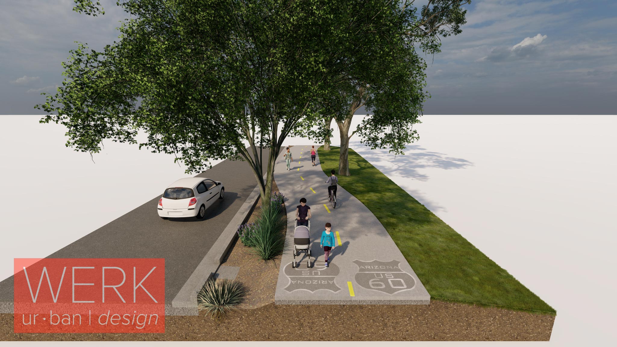 US 60 Shared Use Path - WERK | urban design